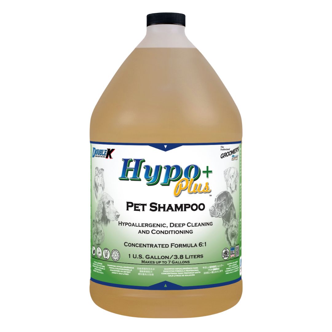 Double K Hypo Plus Shampoo Gallon 3.8L | For Sensitive Pets – ABK Grooming